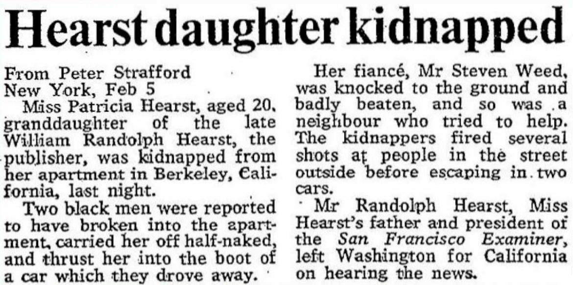 Why Did Patty Hearst Side With her Kidnappers? - Historic Mysteries