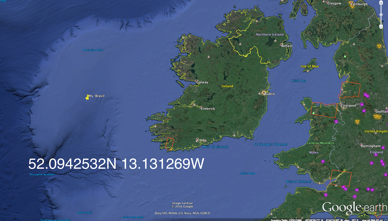 Hy Brasil Google Earth - The Earth Images Revimage.Org